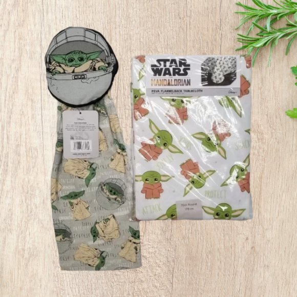 Star Wars | Kitchen | Star Wars Mandalorian Vinyl Tablecloth And ...